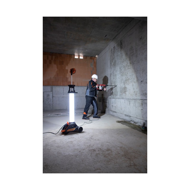 Projecteur de chantier LED portable TU 23051 M FR 360° 23700lm+3200lm ...