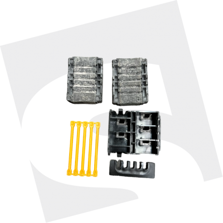 Bloc E/S gel - 5 (5 câbles) - 2 à 4 mm TENIO - L'unité