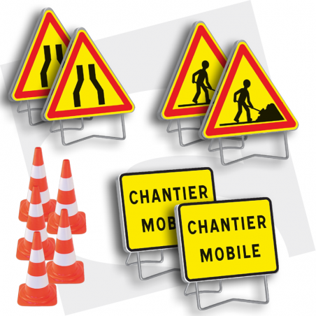 Pack panneaux de signalisation