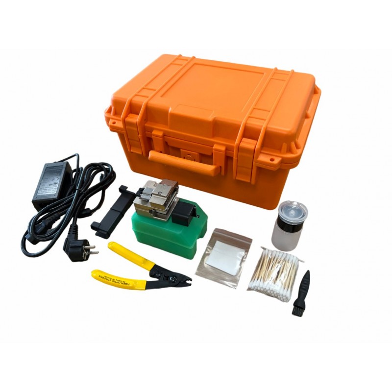 Kit soudeuse fibre optique abonné D3 RAC048 + cliveuse - S-OPTIC