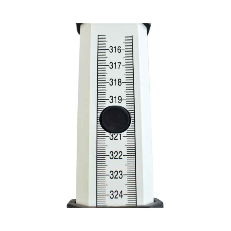 Mire aluminium télescopique avec nivelle et extensible 5 mètres