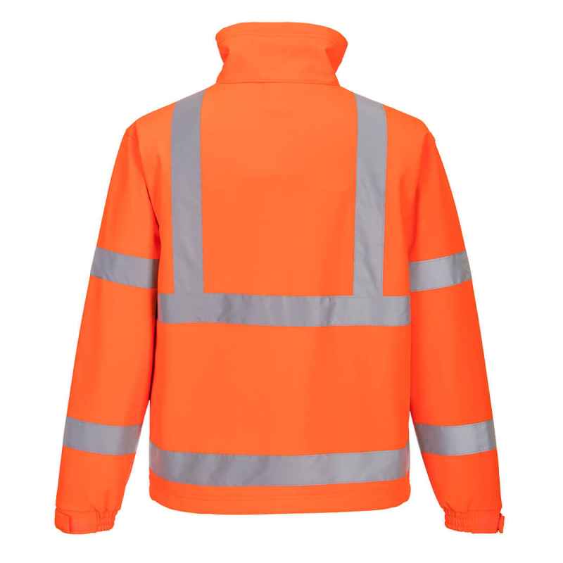 S424 - Veste softshell Classic Hi-Vis (3 couches) - Orange.