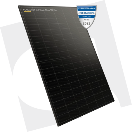 Panneau solaire PV DUALSUN FLASH 500 Half-Cut Glass-Glass TOPCon ...