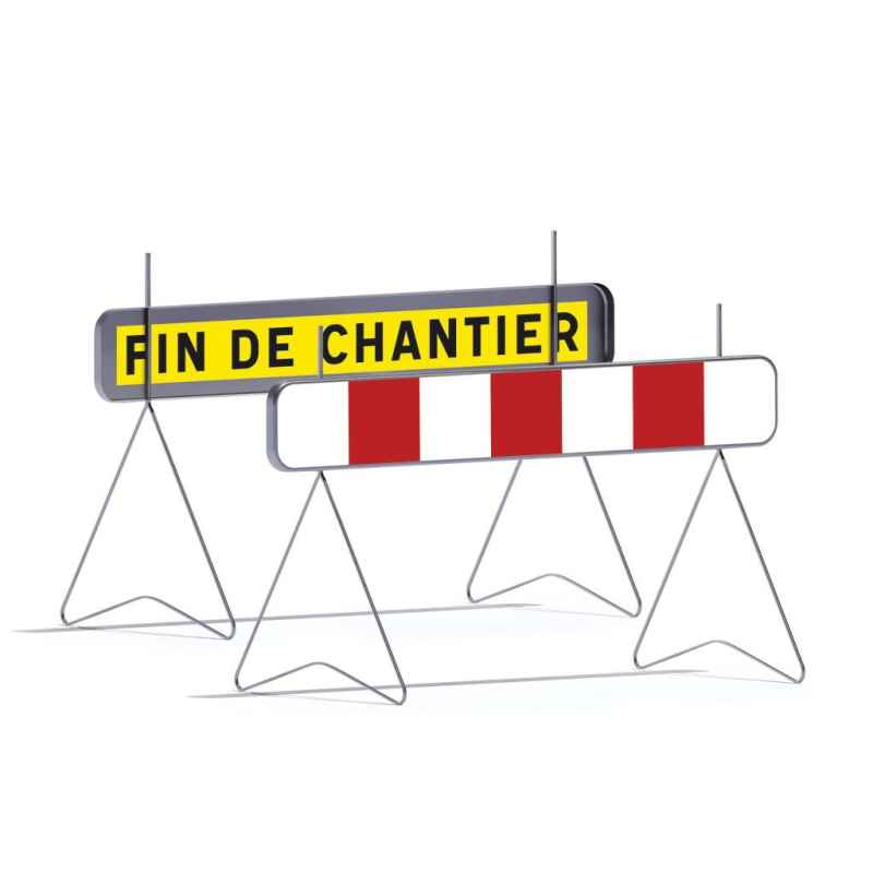 Panneau K2 "Signalisation position travaux" réfléchissant C2