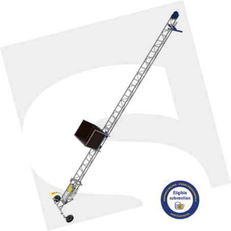 Monte matériaux acier APACHE + kit PV - 7m - TUBESCA