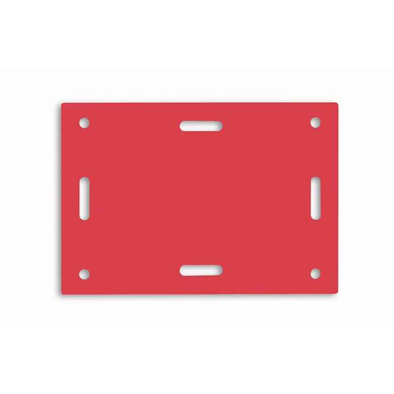 Sachet de 100 étiquettes rouges à frapper.
