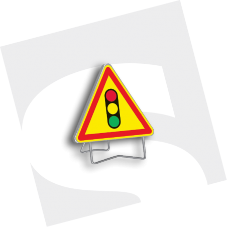 Panneau AK17 "Feux tricolores" 1000mm C1